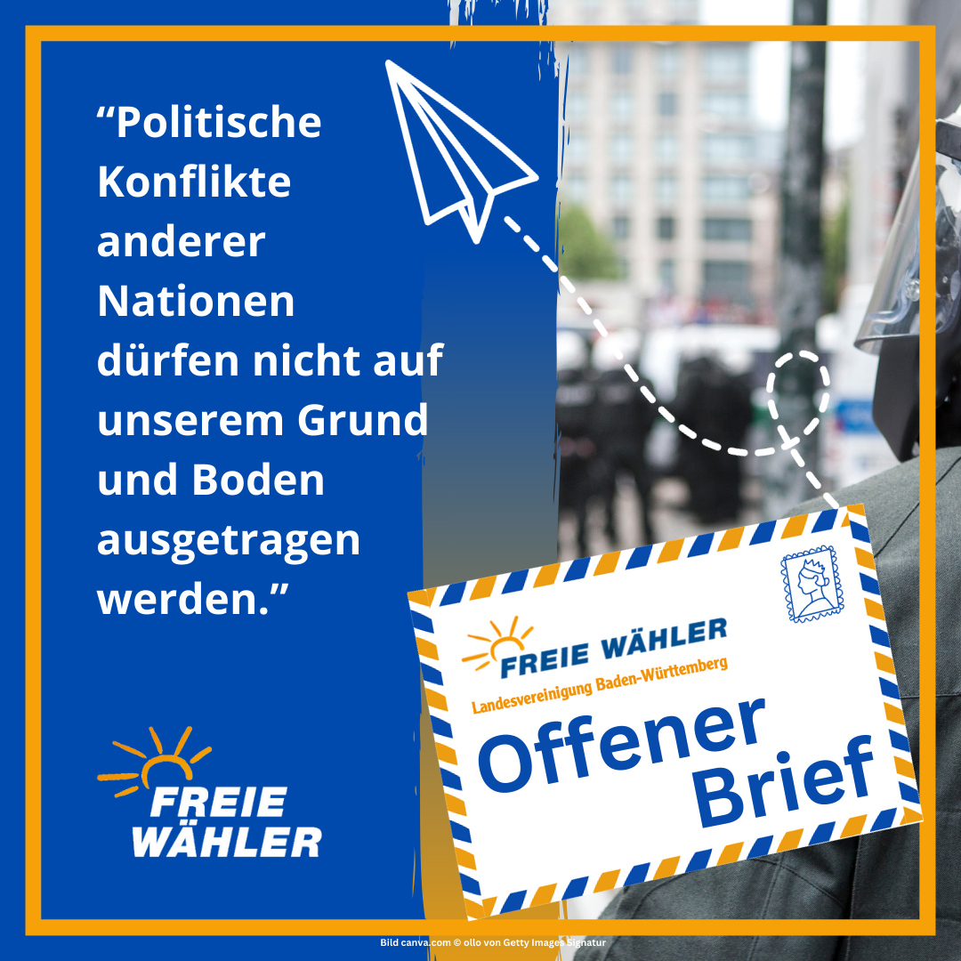 Offene Briefe - Freie Wähler Baden-Württemberg